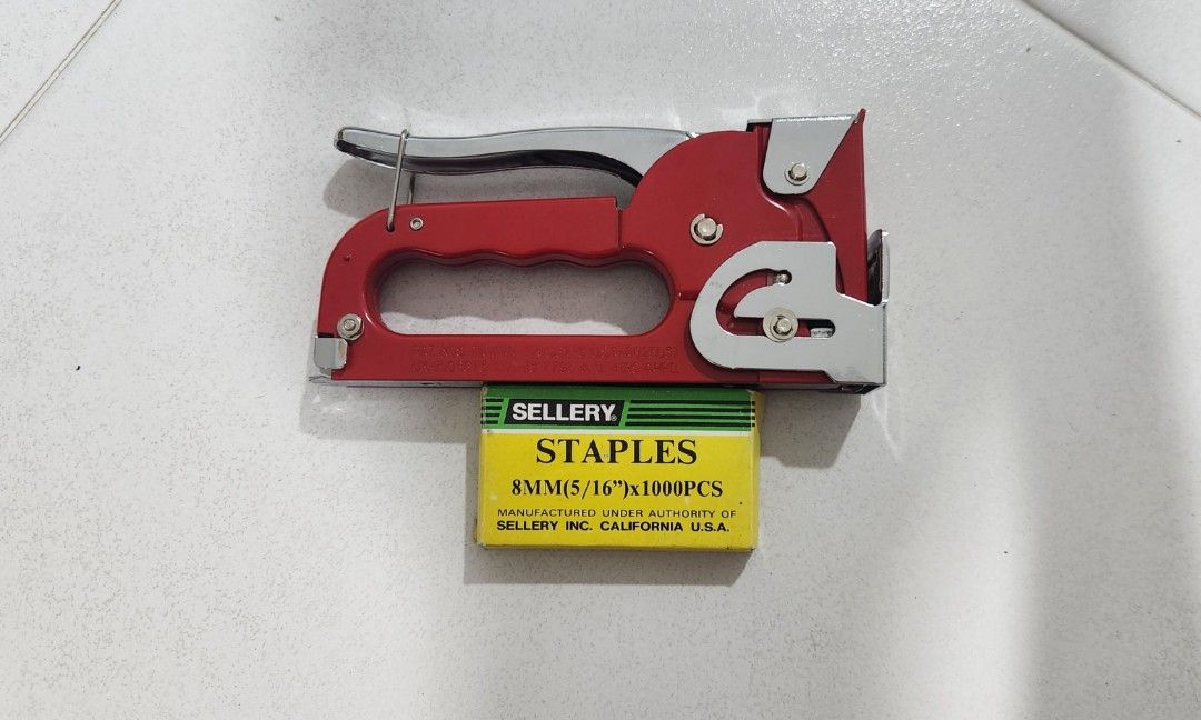 HEAVY DUTY Stapler Gun with Bullets, Hobbies & Toys, Stationery & Craft ...