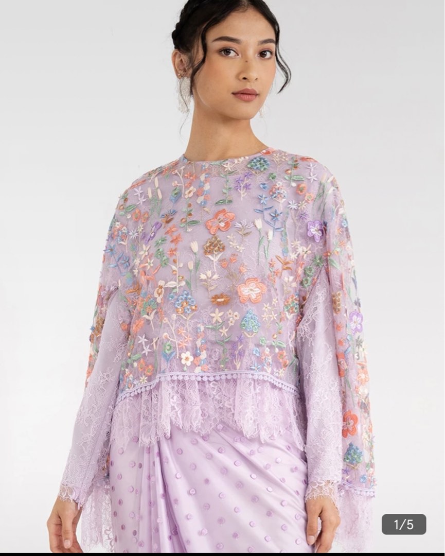 KAMLA TOP Ria Atelier, Women's Fashion, Muslimah Fashion, Baju Kurung ...