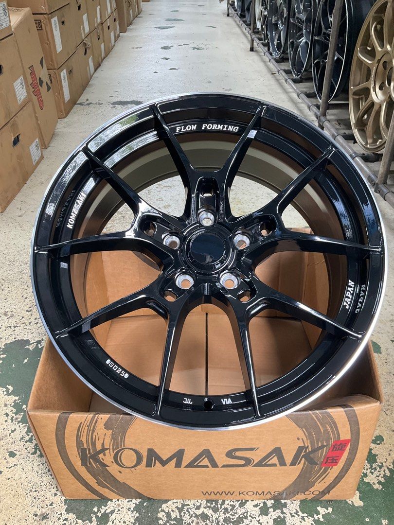 KOMASAKI FLOW FORMING RIM (G025), Car Accessories, Tyres & Rims on ...