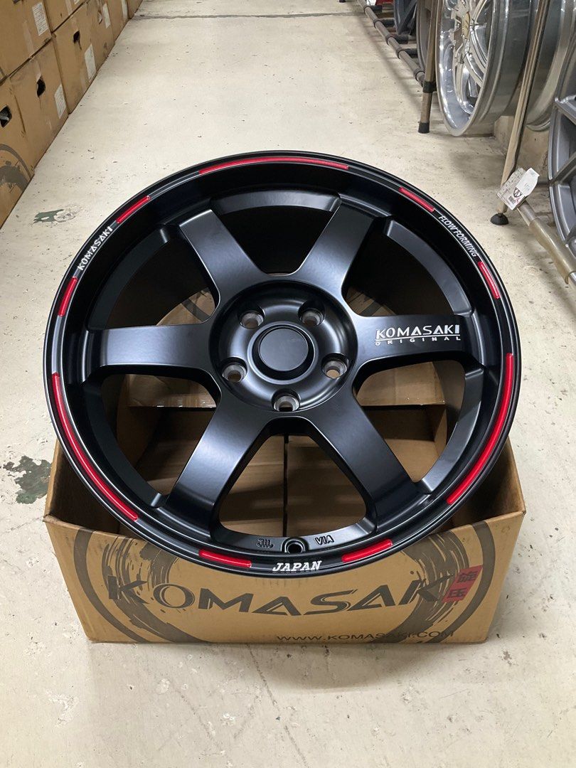 KOMASAKI FLOW FORMING RIM (TE37), Car Accessories, Tyres & Rims on ...