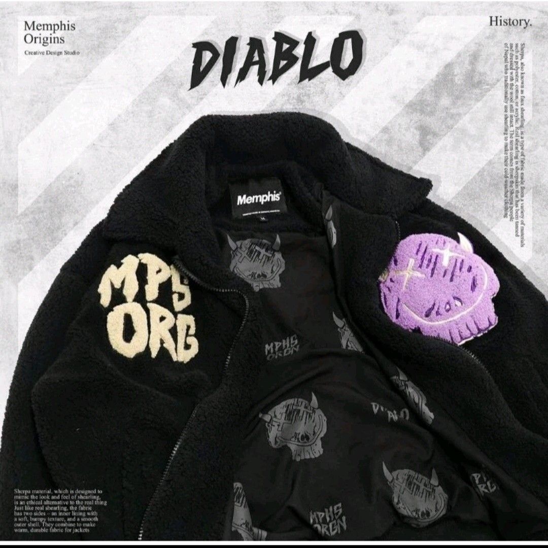 (FREE SEPATU ZARA) (LIMITED EDITION) SHERPA JACKET MEMPHIS ORIGIN ADA ...