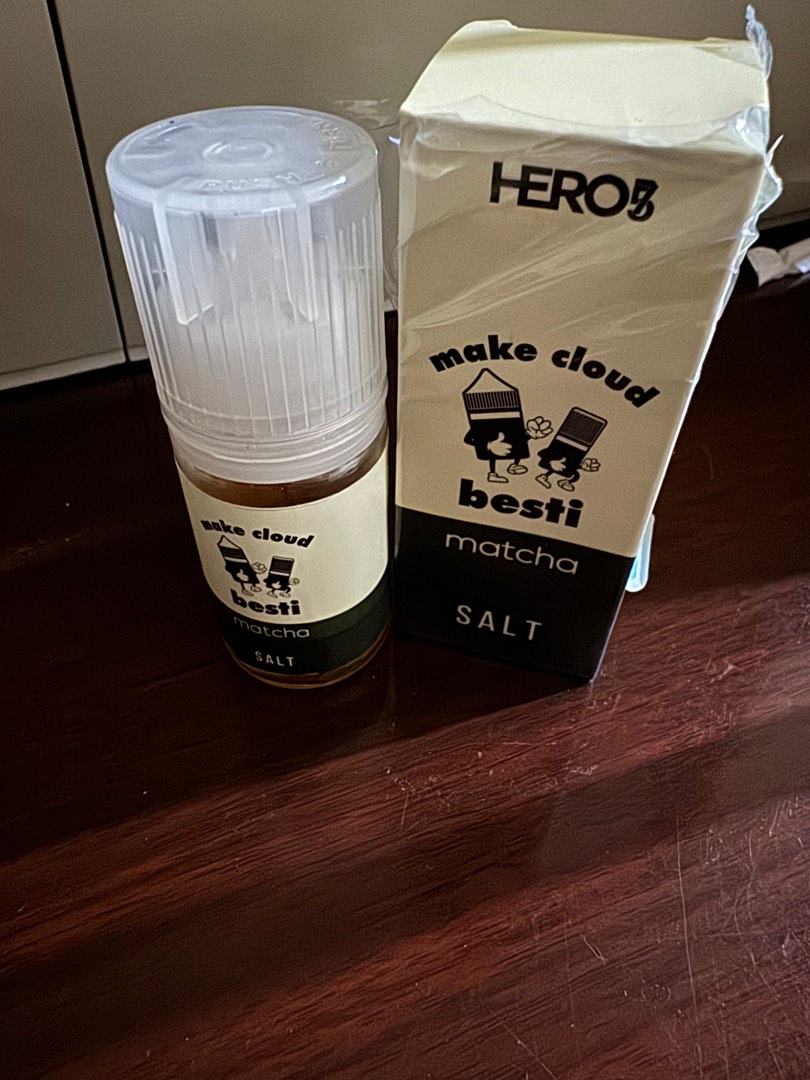 Liquid Salt Nic Foom Besti Matcha Dingin 30 mg 30ml, Makanan & Minuman ...