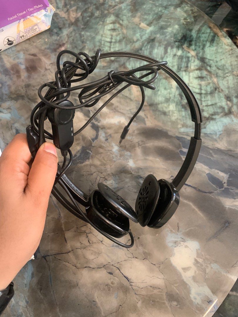 Logi headset, Audio, Headphones & Headsets on Carousell