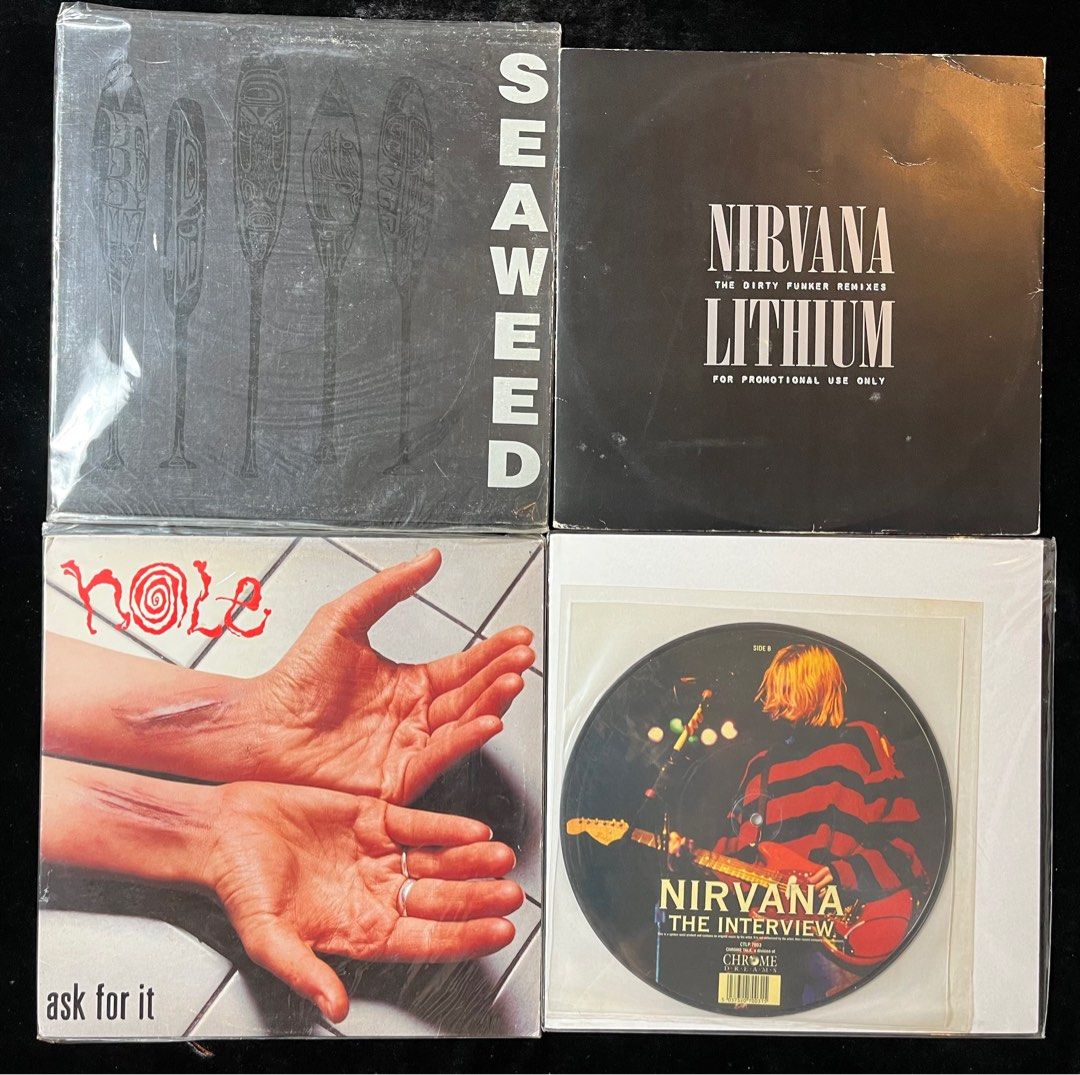 LP Vinyl Record Grunge Nirvana Kurt Cobain/Hole Courtney /Seaweed/ Various Prices, Hobbies ...