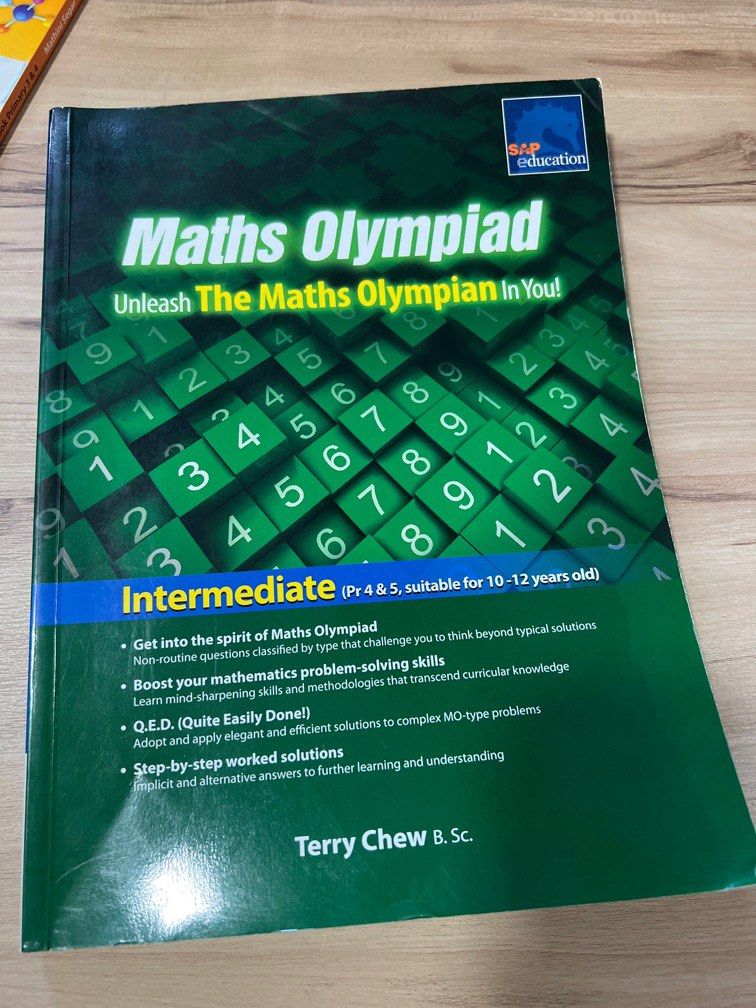 Maths Olympiad Intermediate Primary 4 Primary 5, Hobbies & Toys, Books ...