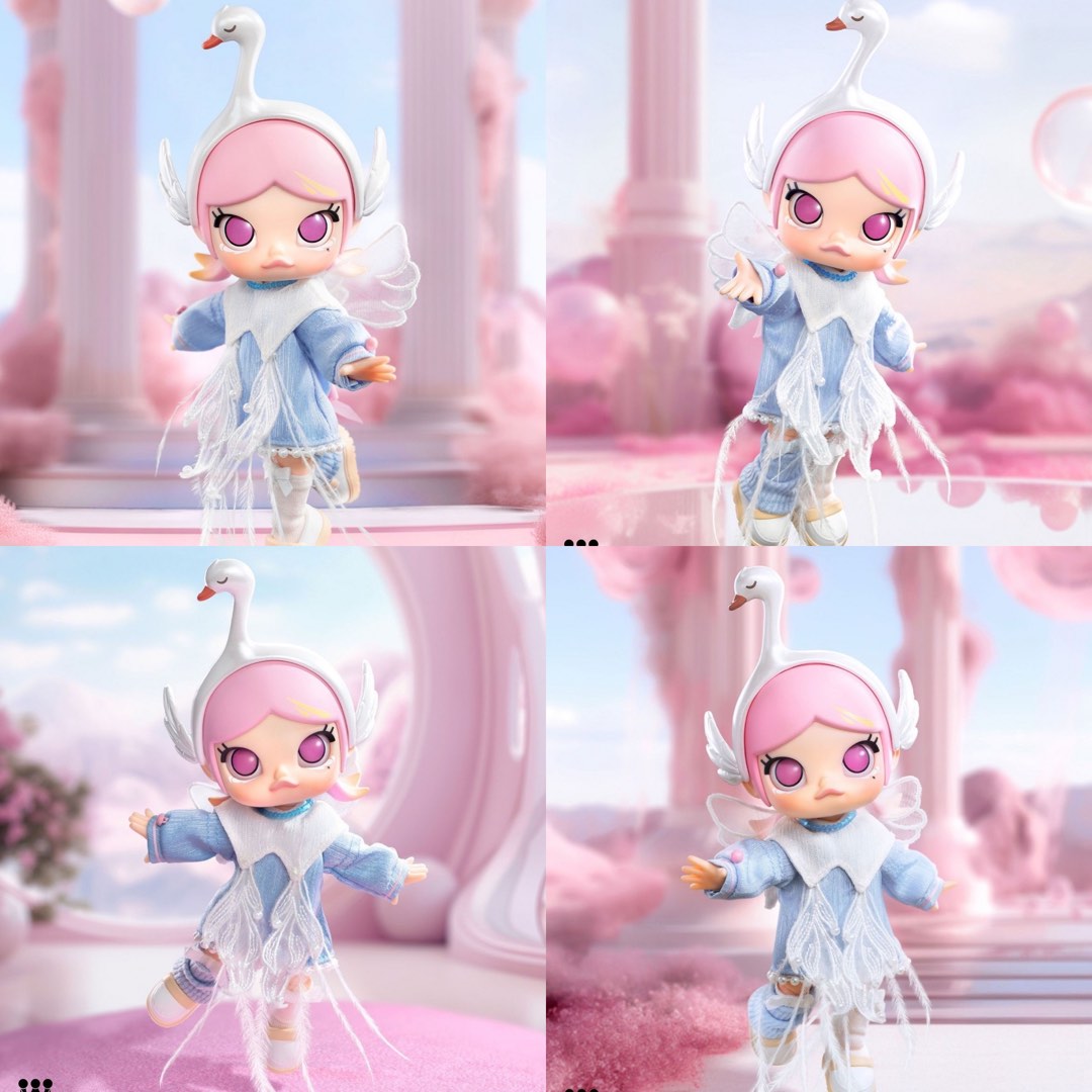 MOLLY METAMORPHOSE INTO SWAN ACTION POPMART 13 cm, Hobbies & Toys, Toys ...