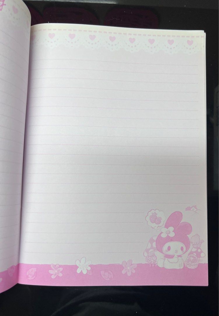 My Melody notebook 筆記簿, 兒童＆孕婦用品, 外出用品, 其他外出用品 - Carousell