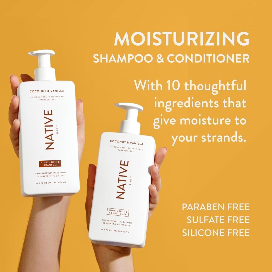 Native Shampoo & Conditioner 487ml | Contain Naturally Derived ...