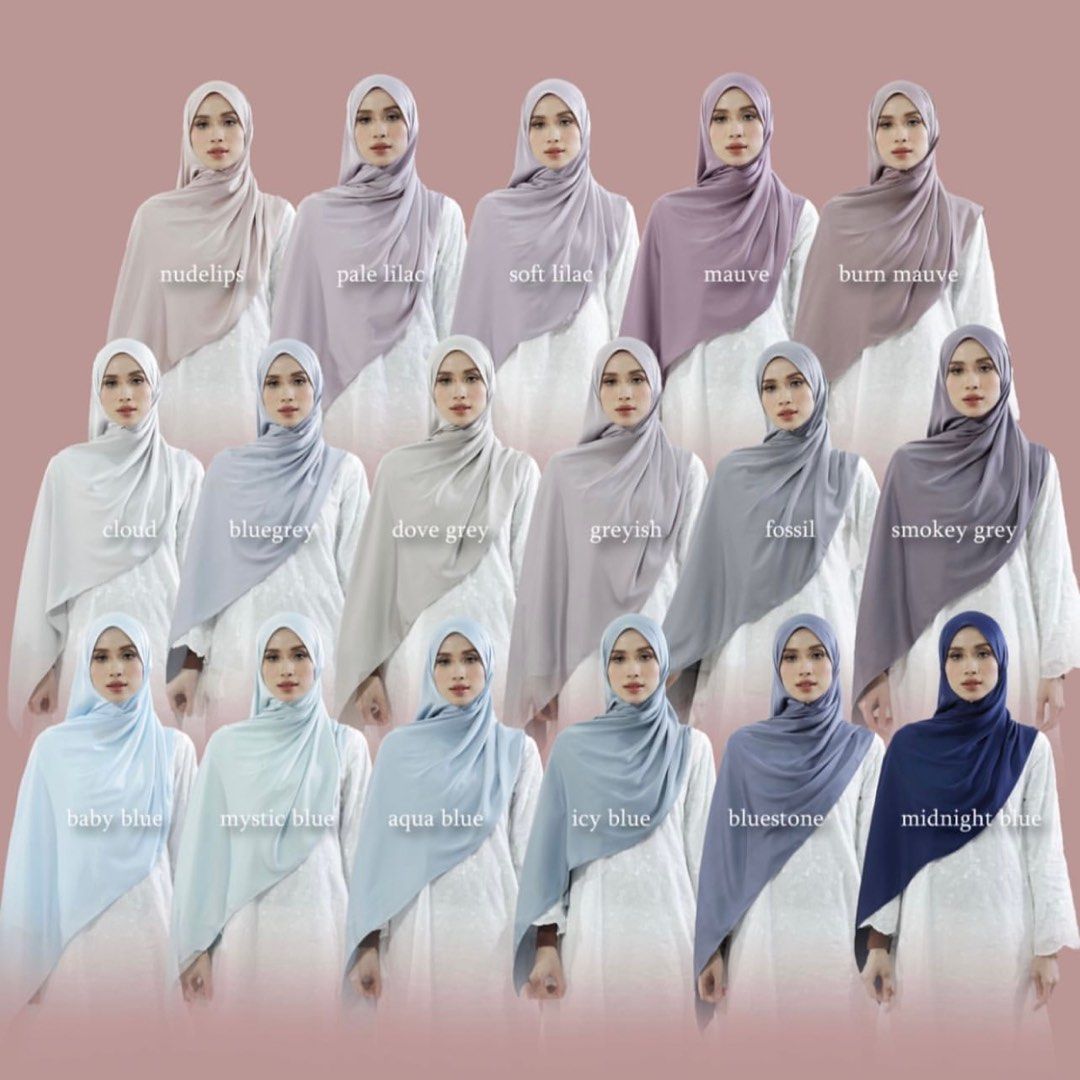Nenahijab awadah & luxy 2m shawl, Women's Fashion, Muslimah Fashion ...
