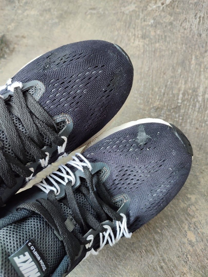 Nike zoom winflow 3 black white, Fesyen Pria, Sepatu , Sneakers di ...
