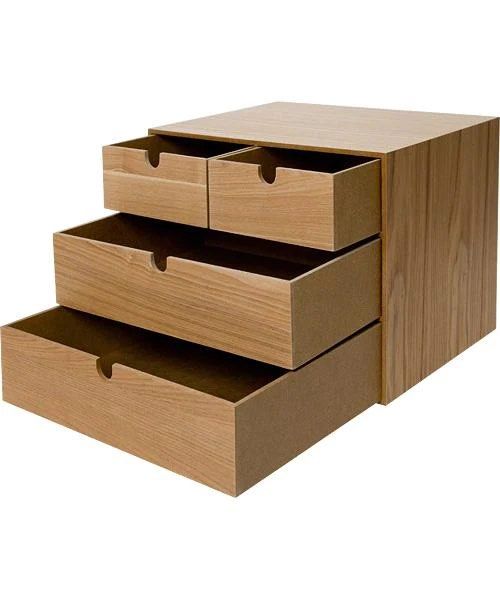Nitori Wooden Storage Box 3 Tier, Furniture & Home Living, Home ...