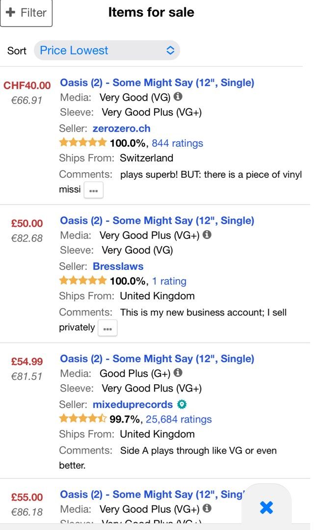 Oasis - Some Might Say (First Press UK 1995 Release) RARE vinyl, Hobbies & Toys, Music & Media ...
