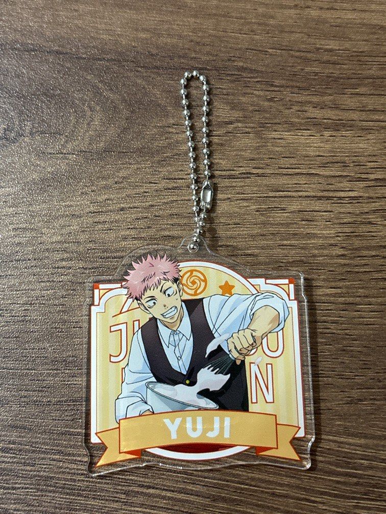 Official Jujutsu Kaisen Yuji Itadori (Cooking version) Acrylic Keychain ...
