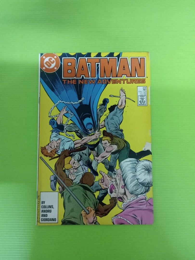Origin Of Jason Todd ! Batman #409 ( Ed Hannigan - Cover Art ) DC ...