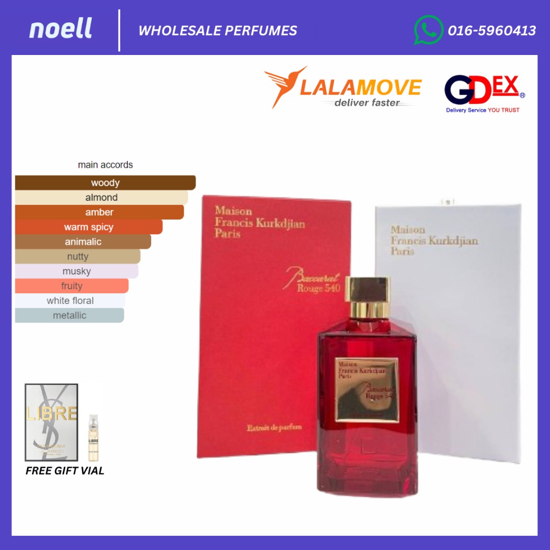 [ORIGINAL] AUTHENTIC READY STOCK MAISON FRANCIS KURKDJIAN (MKF) BACCARAT ROUGE 540 EXTRAIT DE ...