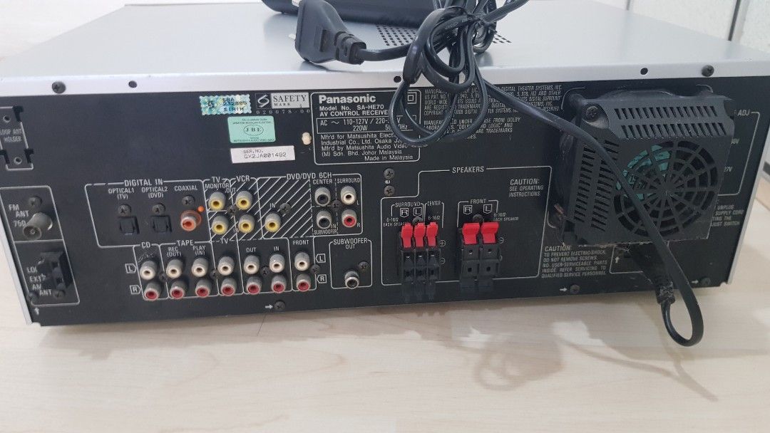 Panasonic AV AMP, Audio, Soundbars, Speakers & Amplifiers on Carousell