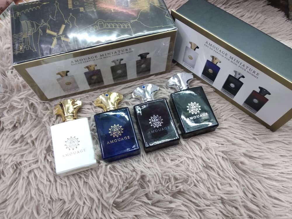 Perfume Amouage miniature set 4 in 1 Perfume set, Beauty & Personal ...
