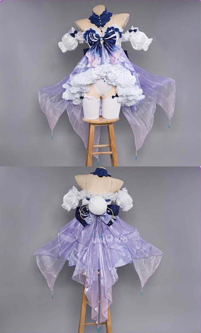 [PO] Kokomi Bunny Suit Cute Cosplay Genshin Impact, Hobbies & Toys ...