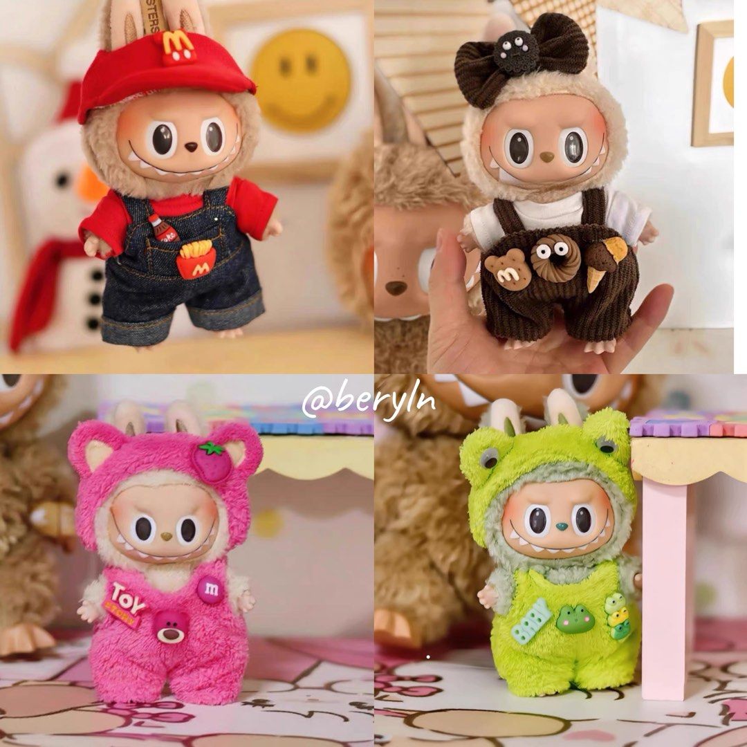 [PO] LABUBU clothes (for 17cm plush keychains), Hobbies & Toys, Toys ...