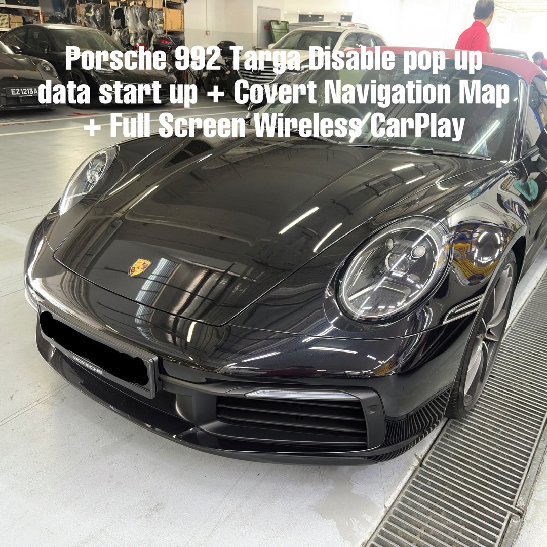 Porsche 992 Targa (MIB3 System) Covert Navigation map to Southeast Asia ...