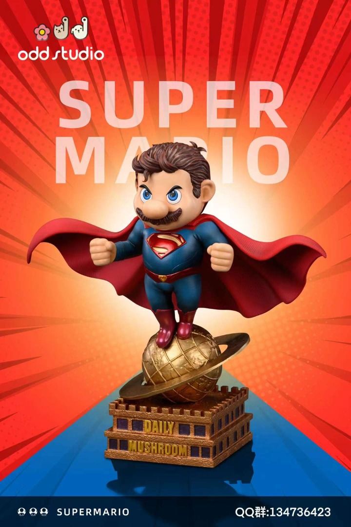 【PRE-ORDER】 Odd Studio - Superman Mario Super Mario Cos Series 001 ...