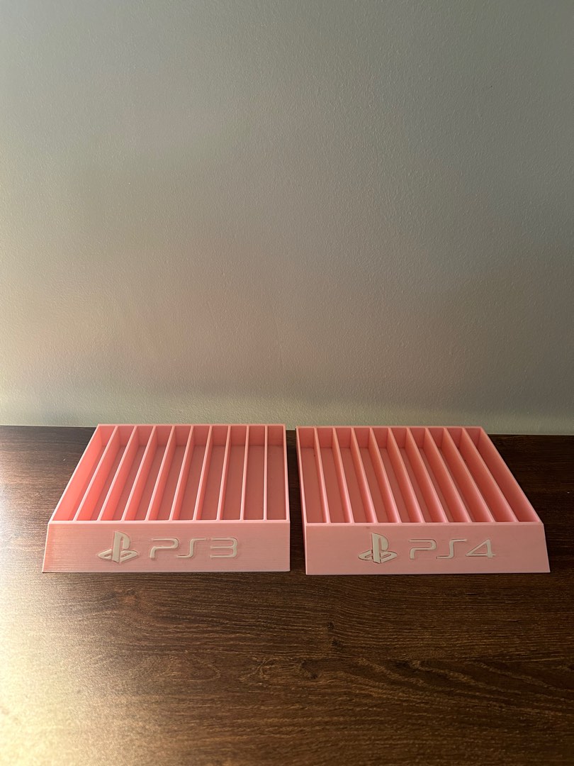 PS 3/4 games holder bundle - 10 slots each, Video Gaming, Video Games ...