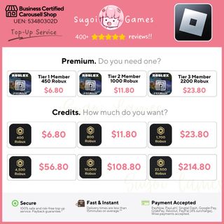 100+ affordable "robux" For Sale | In-Game Products | Carousell Singapore