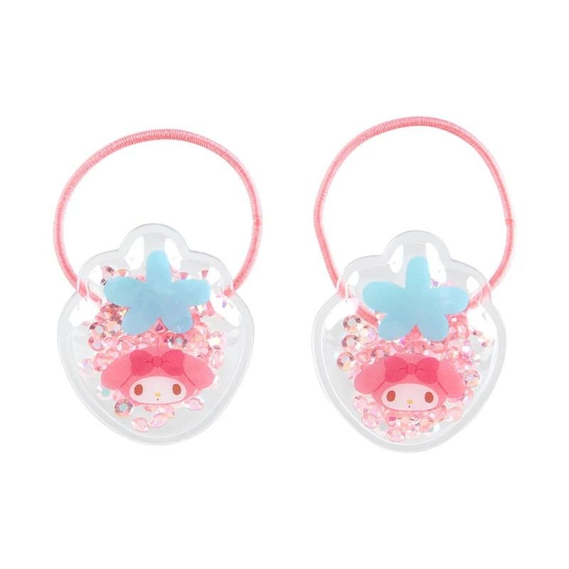 Sanrio 日本正版 兒童 髮繩 頭飾 (Shaka Shaka) Kuromi Hello Kitty Cinnamoroll 玉桂狗 ...