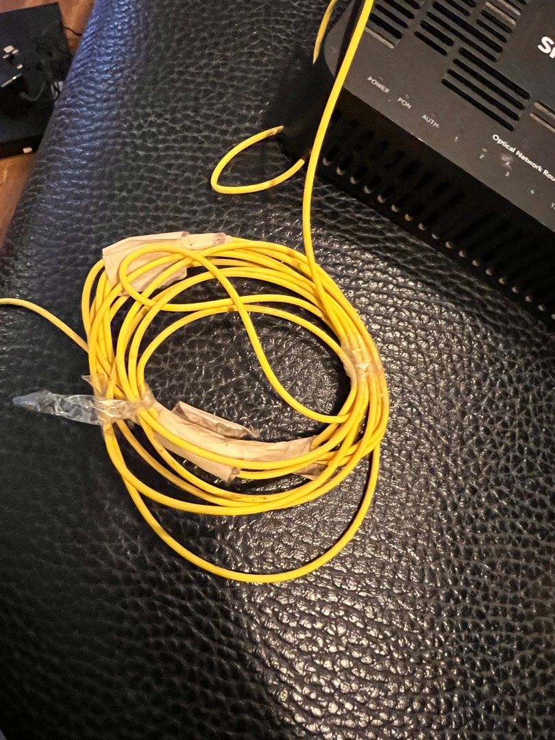 Singtel modem and optical cables, Computers & Tech, Parts & Accessories ...