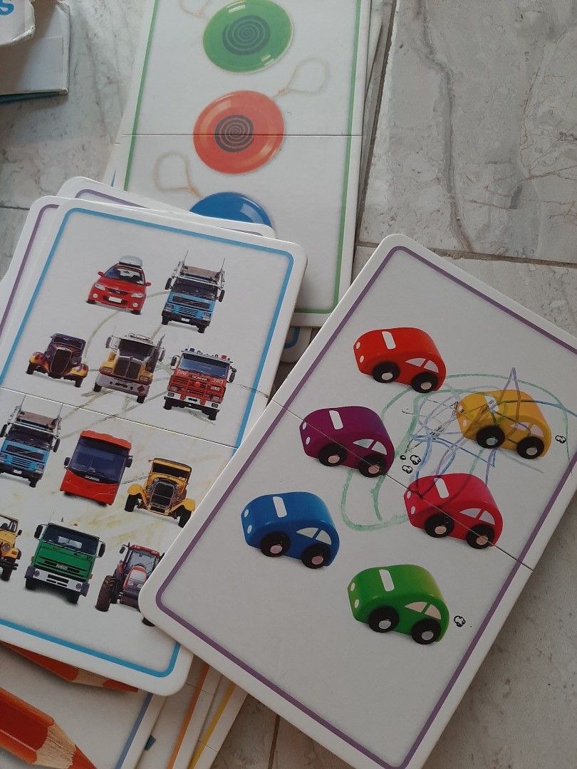 Slide & learn flashcard numbers, Toys & Collectibles, Permainan Papan ...