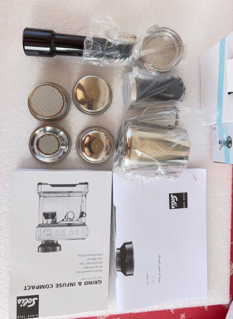 Solis Grind and Infuse Compact - Authentic Espresso Coffee Machine ...