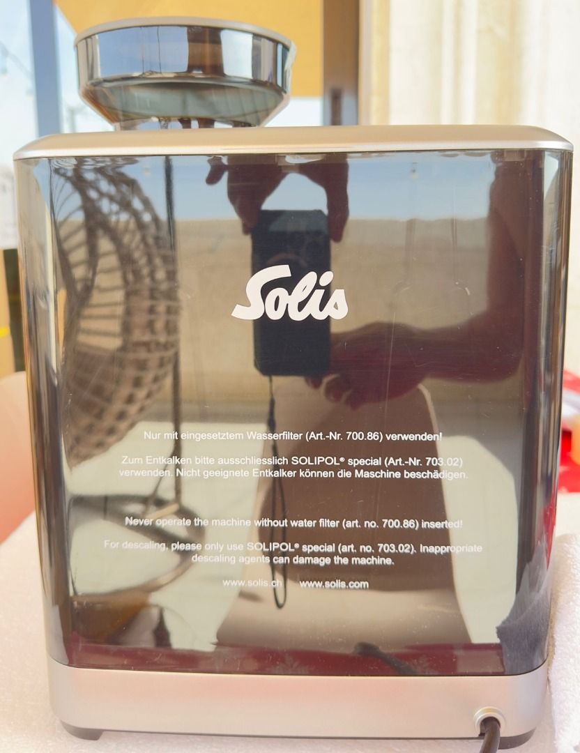 Solis Grind and Infuse Compact - Authentic Espresso Coffee Machine ...