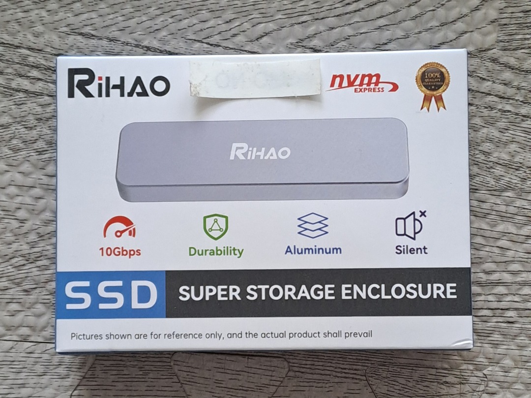 鋁金屬外殼外置ssd 盒 m.2 nvme enclosure, 電腦＆科技, 電腦周邊及配件, 硬碟及儲存器 - Carousell