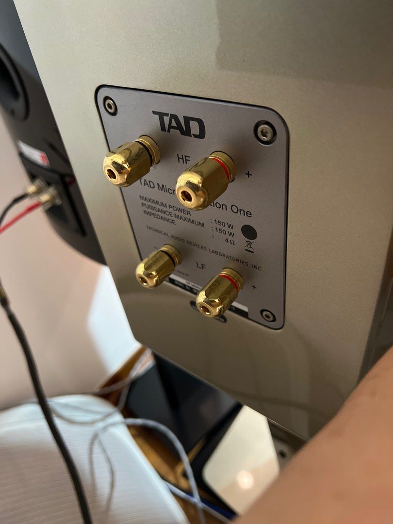 TAD MICRO EVOLUTION ONE TAD-ME1 speakers with stands, Audio, Soundbars, Speakers & Amplifiers on ...