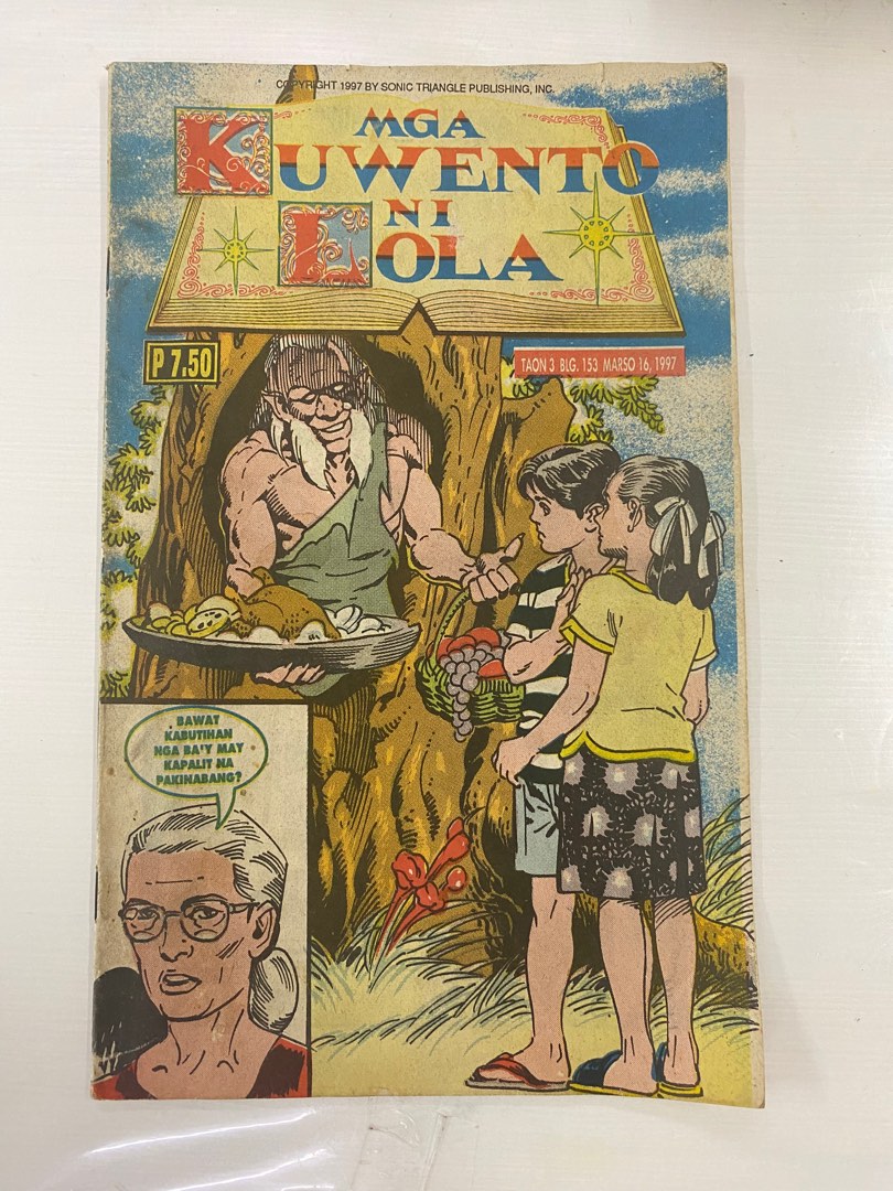 Tagalog Vintage Komiks Magasin Mga Kwento ni Lola - 1997 Basyang ...