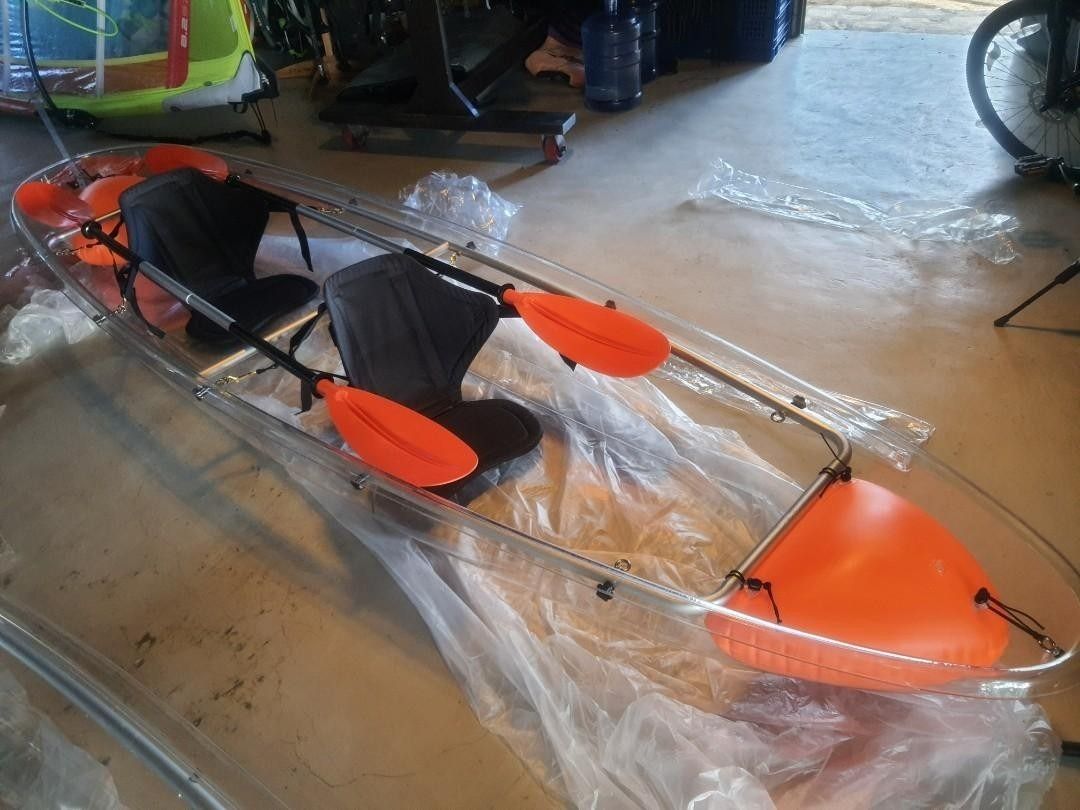 TANDEM CRYSTAL KAYAK BOAT, Sports Equipment, Sports & Games, Water ...