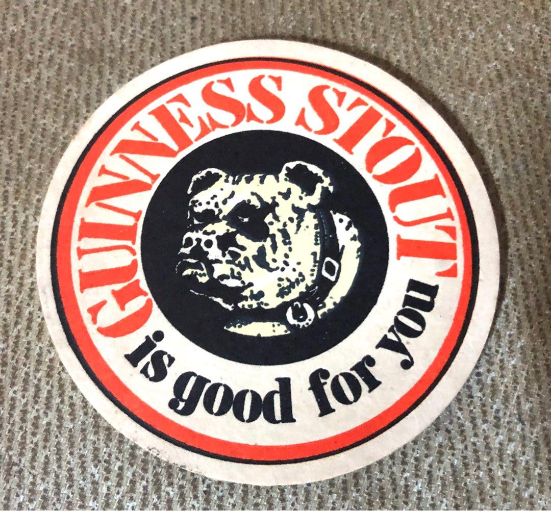 guinness stout logo dog