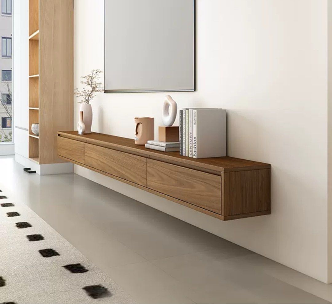 VORCHE Modern Floating TV Console, Furniture & Home Living, Furniture ...