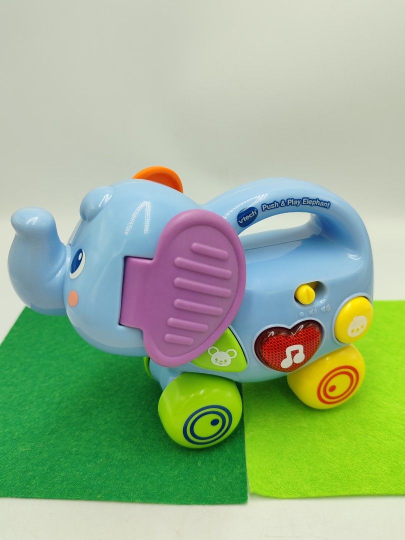 Vtech Push & Play Elephant (A20), Babies & Kids, Infant Playtime on ...