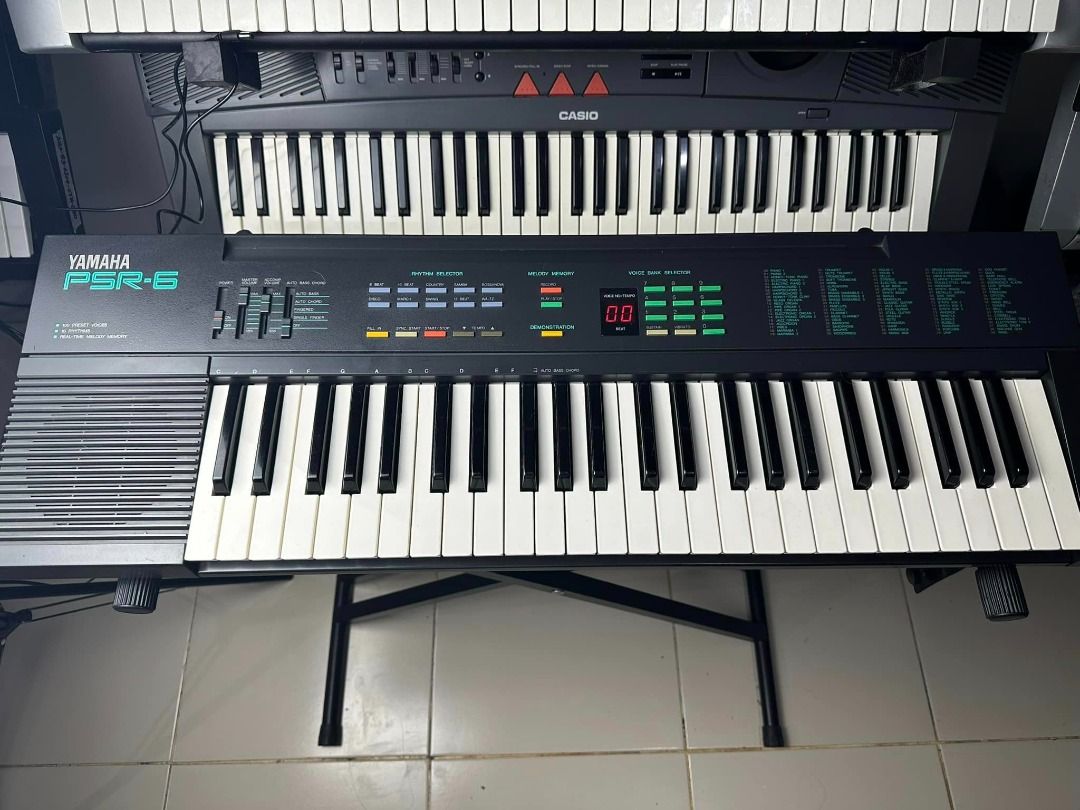 Yamaha PSR-6 Piano Keyboard Organ 49 Keys with Built in Sustain ...