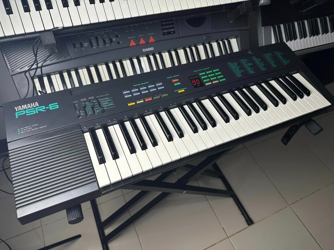 Yamaha PSR-6 Piano Keyboard Organ 49 Keys with Built in Sustain ...
