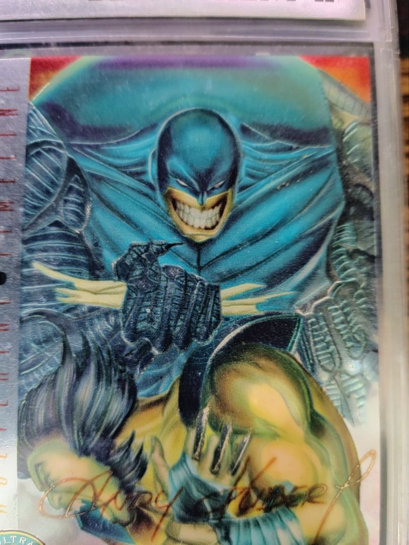 1995 Fleer Ultra X-Men Wolverine Timeline Broken Claws Gold Signature ...