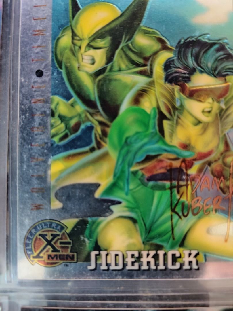 1995 Fleer Ultra X-Men Wolverine Timeline Sidekick Gold Signature ...