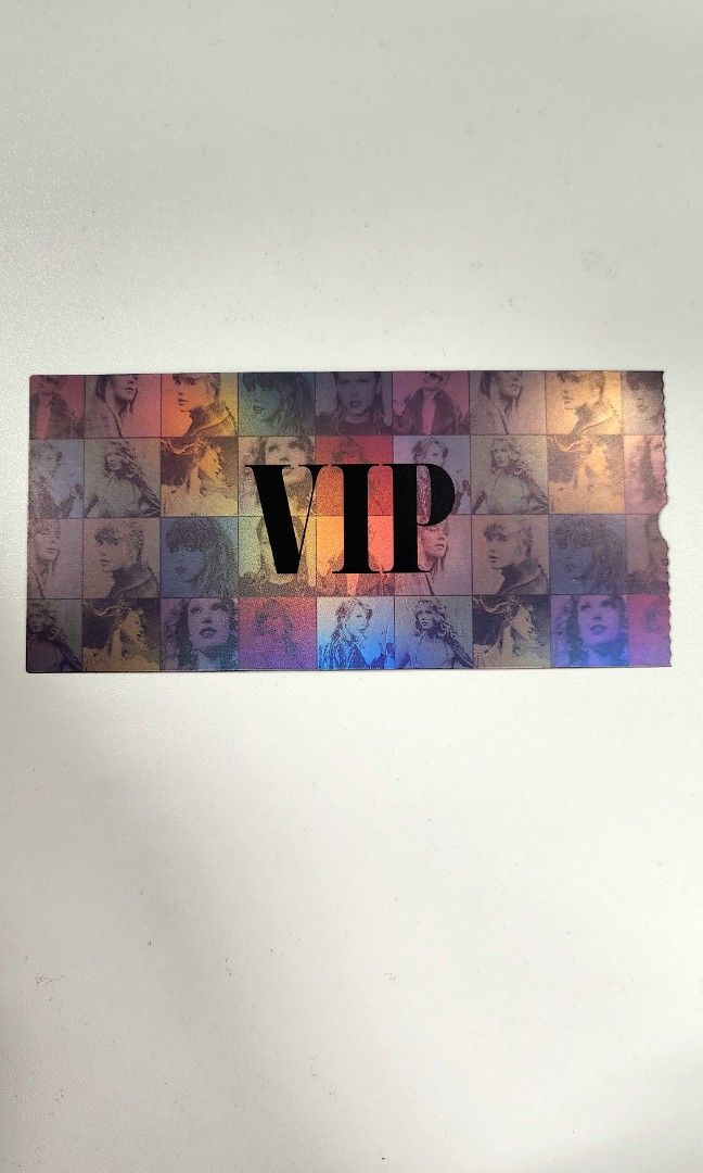 2024 Limited VIP Souvenir Ticket, Hobbies & Toys, Memorabilia ...