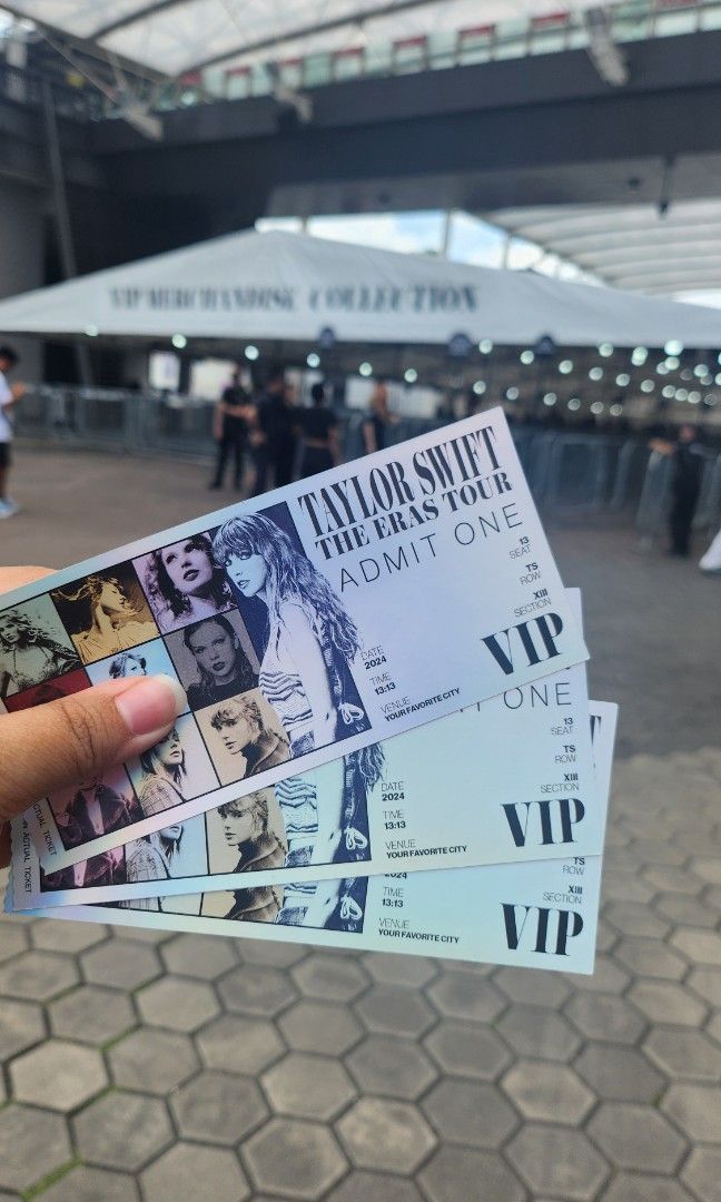 2024 Limited VIP Souvenir Ticket, Hobbies & Toys, Memorabilia ...