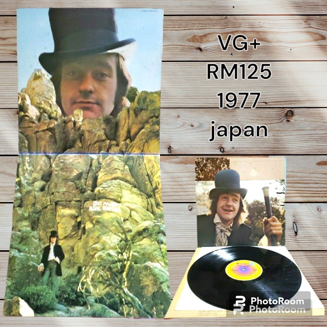 [410] Piring Hitam / Rare LP / GATEFOLD / JAPAN PRESS 1977 - DAVE MASON ...