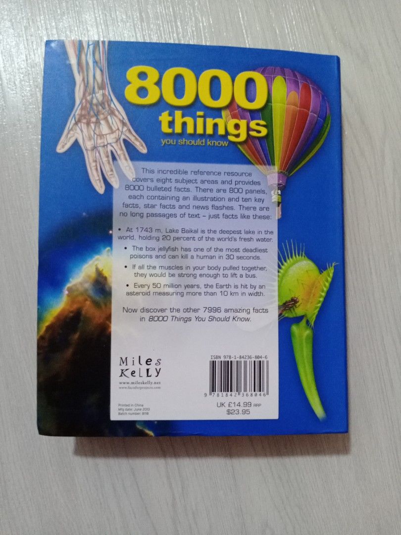 8000 Things You Should Know, Hobbies & Toys, Books & Magazines ...