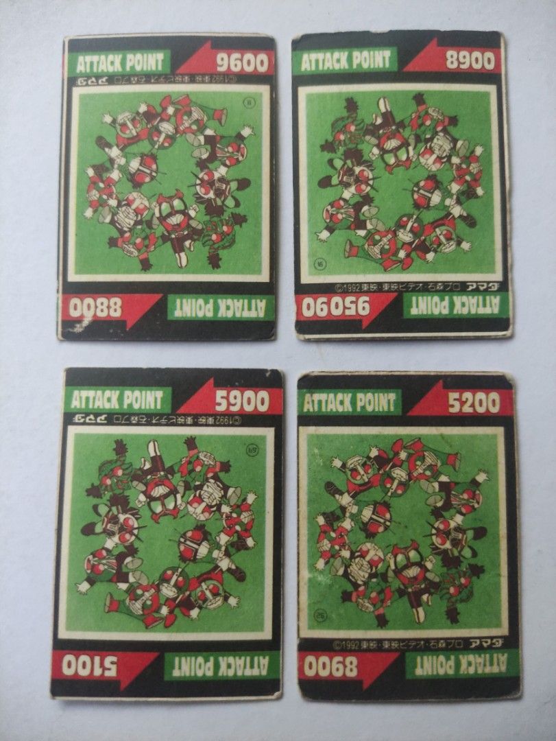 90s Kamen Rider Halfsize Teks Cards, Hobbies & Toys, Toys & Games on ...