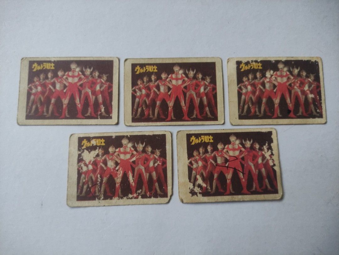 90s Ultraman Halfsize Teks Cards, Hobbies & Toys, Toys & Games on Carousell