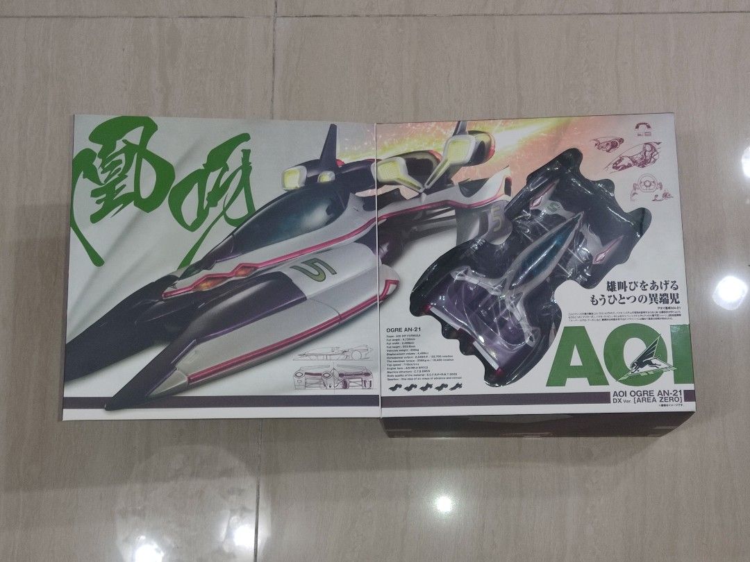 Megahouse Variable Action AOI OGRE AN-21 凰呀 金屬色 豪華版五段變形DX ver 高智能方程式賽車 ...